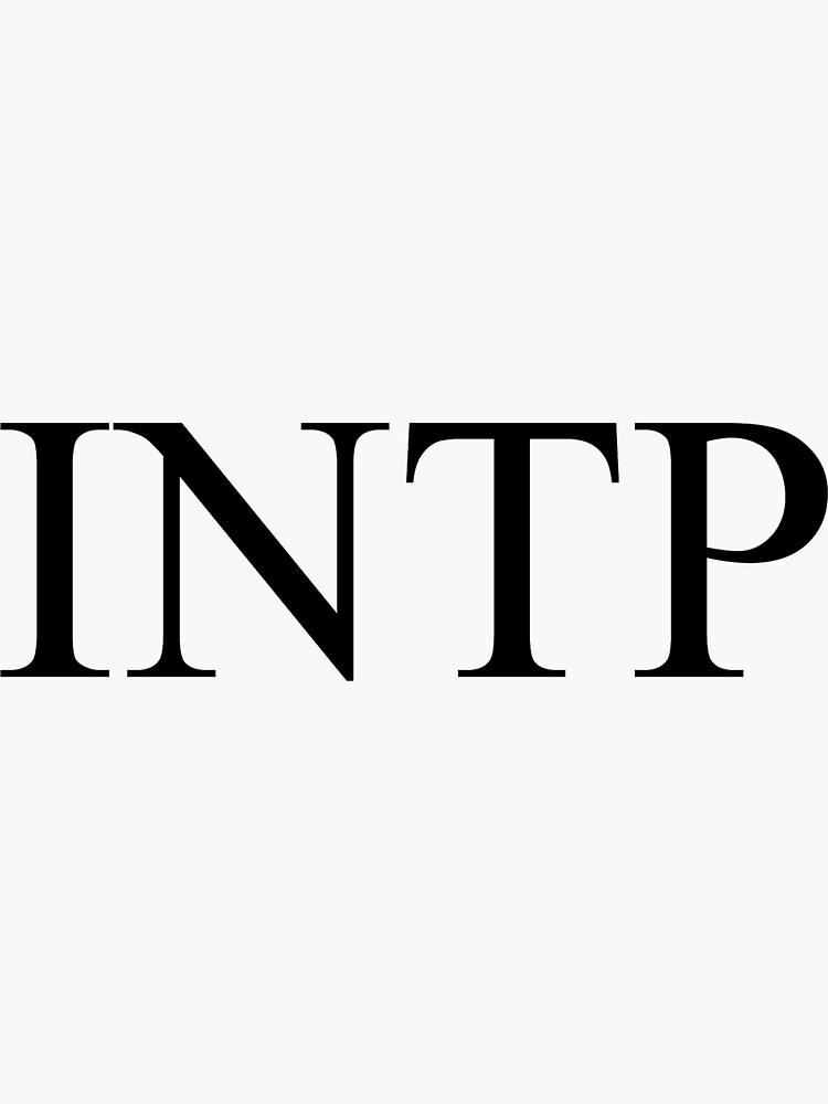 "INTP Personality Type" Sticker for Sale by potterfollower | Redbubble