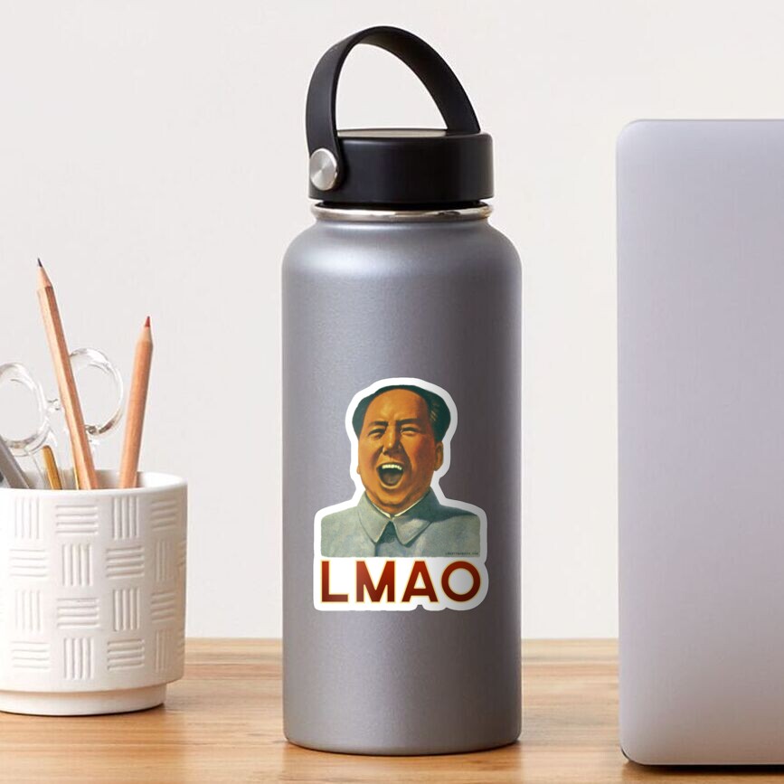 "LMAO" Sticker by LibertyManiacs | Redbubble