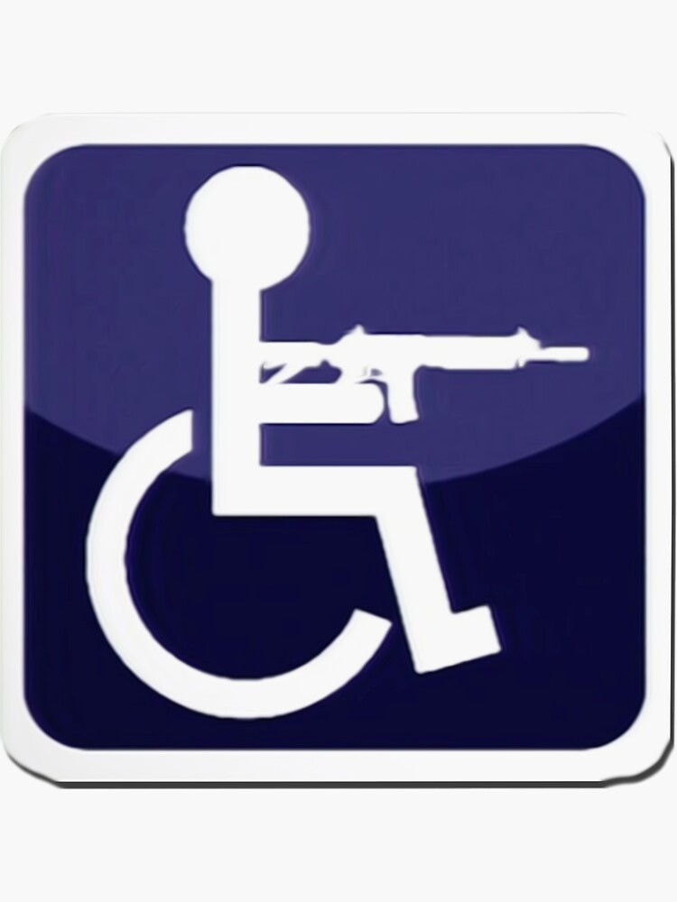 "Handicap Icon" Sticker for Sale by GamingTV | Redbubble