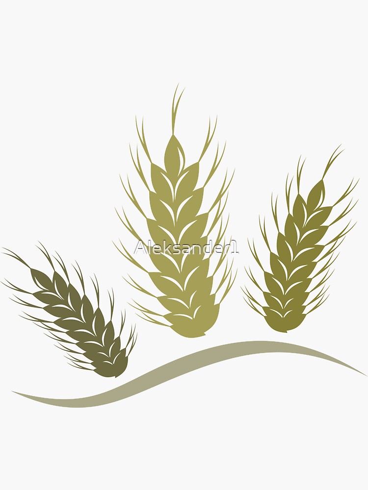 "Wheat" Sticker for Sale by Aleksander1 | Redbubble