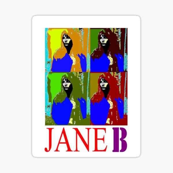 "Jane Birkin" Sticker by ravelin | Redbubble