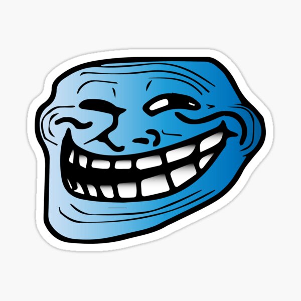 Sticker: Trollface | Redbubble