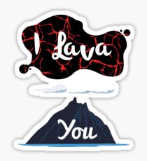 I Lava You Stickers | Redbubble