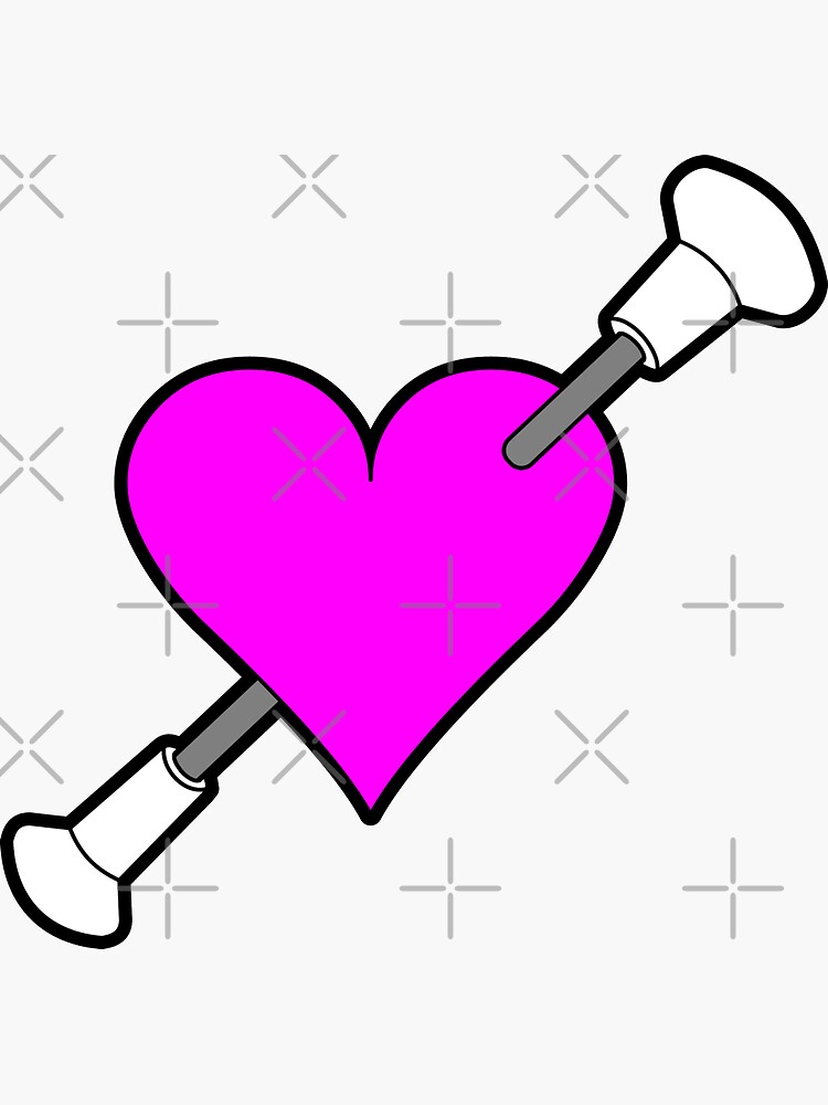 "Shot Through The Heart Baton Twirling Pink" Sticker for Sale by ...