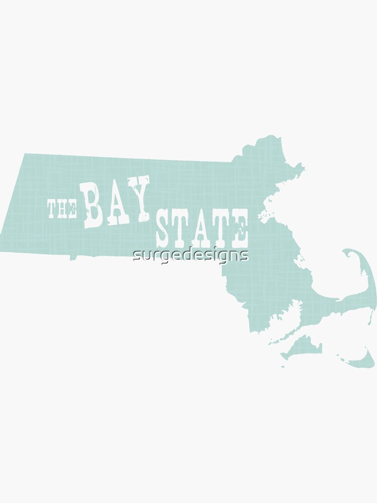 "Massachusetts State Motto Slogan" Sticker for Sale by surgedesigns ...