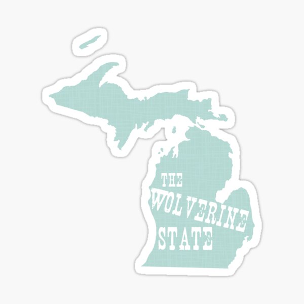 "Michigan State Motto Slogan" Sticker by surgedesigns | Redbubble