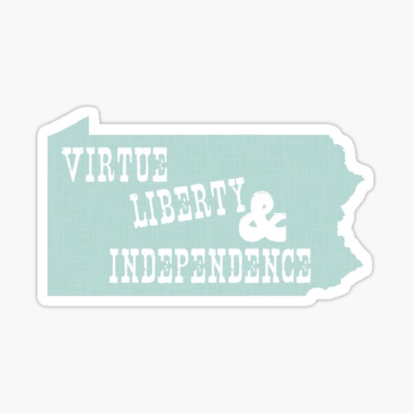 "Pennsylvania State Slogan Motto" Sticker for Sale by surgedesigns ...