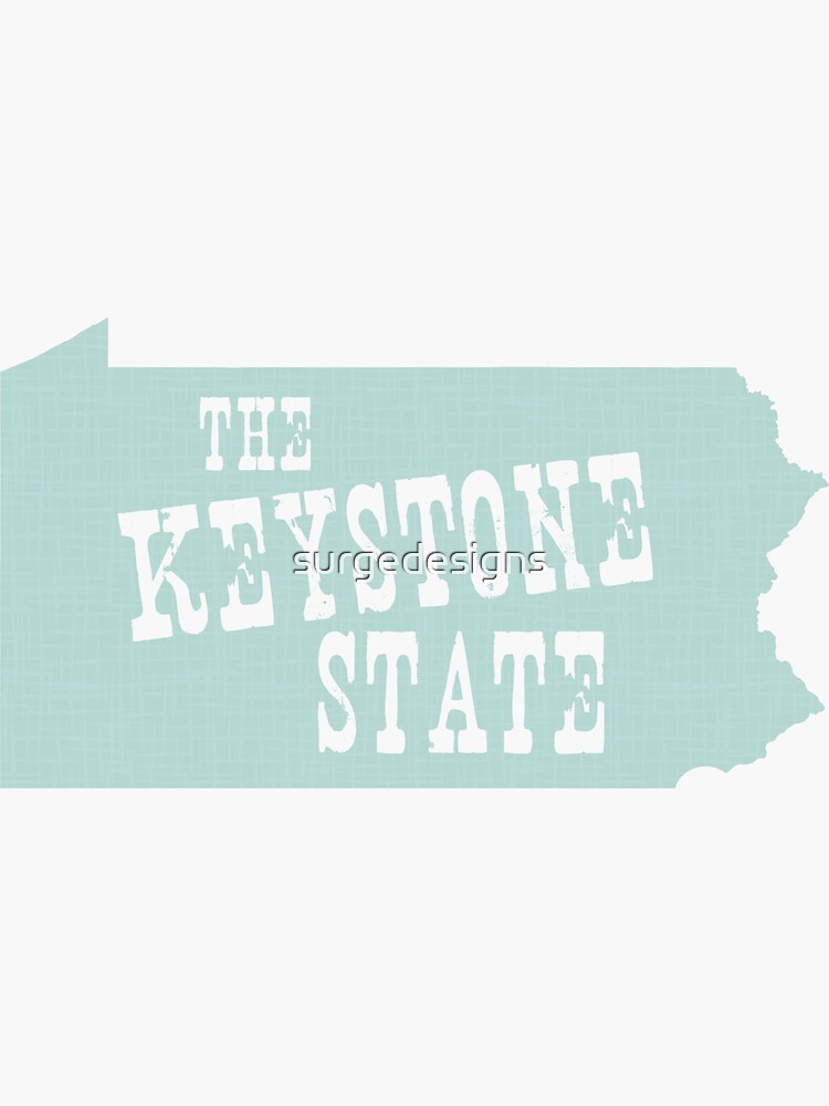 "Pennsylvania State Slogan Motto" Sticker for Sale by surgedesigns ...