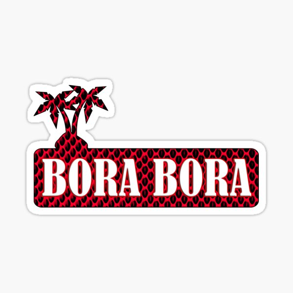 "Bora Bora French Polynesia" Sticker for Sale by dejava | Redbubble