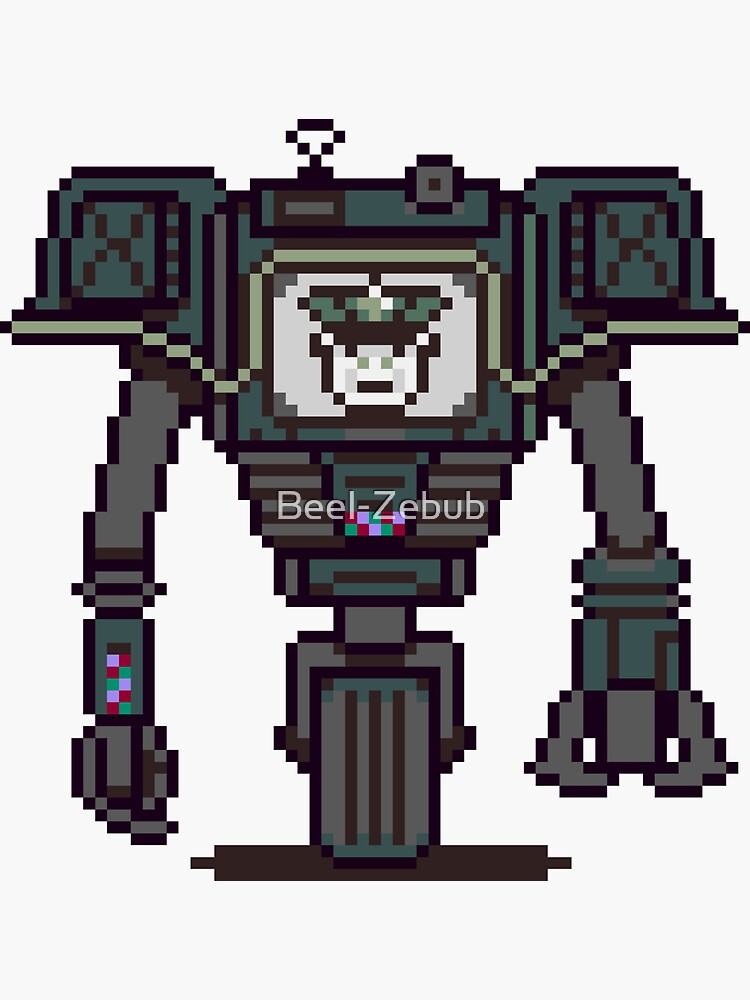 "Securitron" Sticker by Beel-Zebub | Redbubble