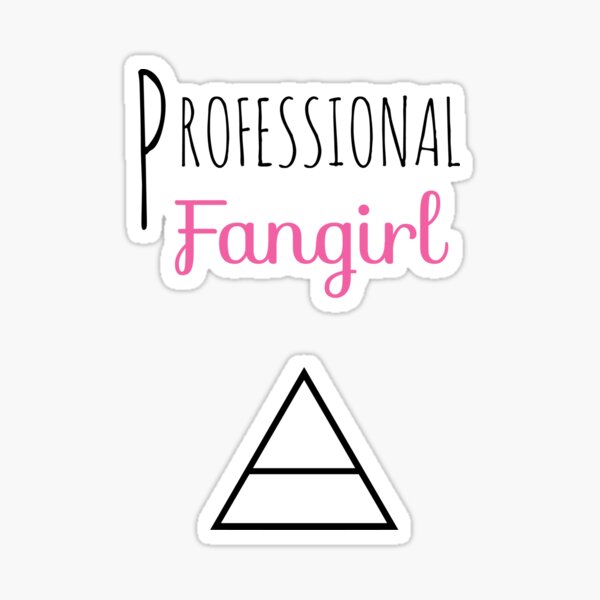 Professional Fangirl Stickers | Redbubble