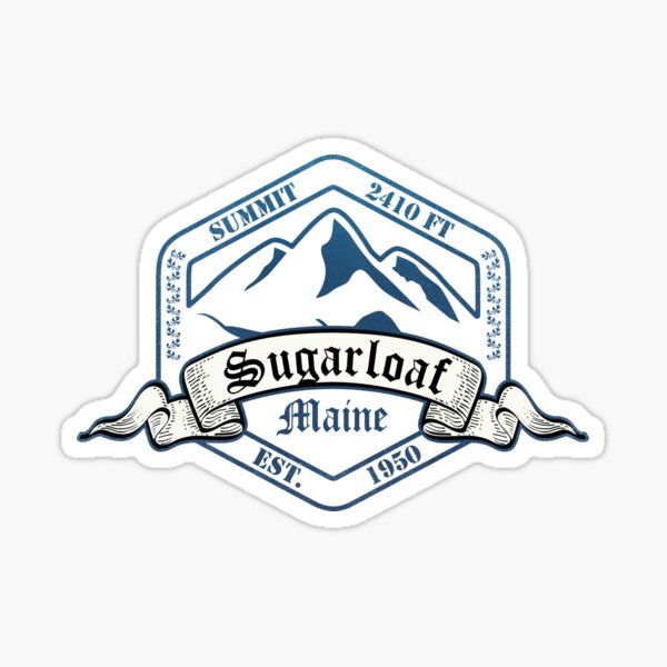 Sugarloaf Maine Stickers | Redbubble