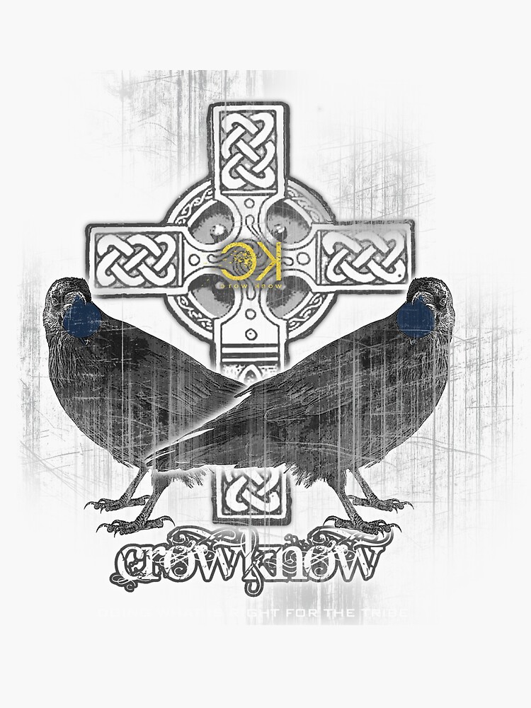 "celtic crow" Sticker for Sale by arteology | Redbubble