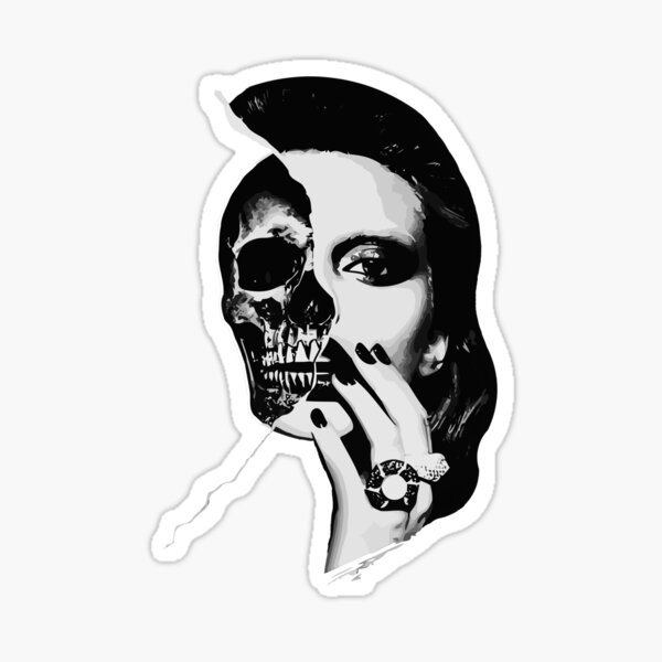"Half face" Sticker for Sale by Holdfabor | Redbubble