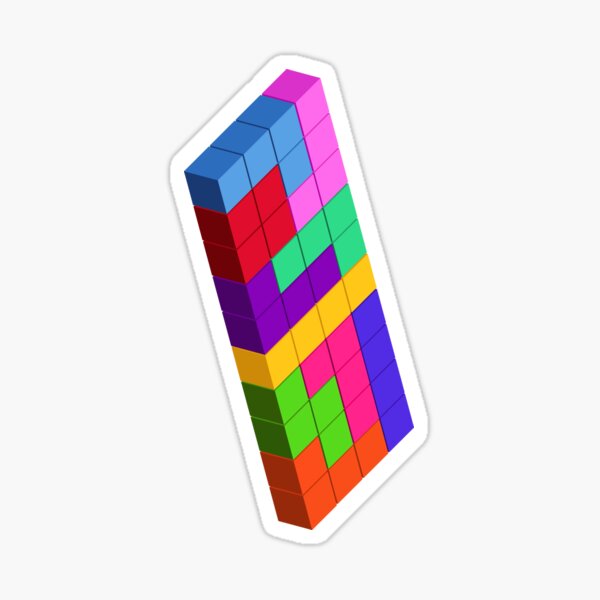 "Tetris" Sticker by SlickVic | Redbubble