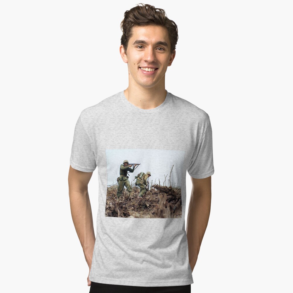 "Marine attack Wana Ridge on Okinawa" Poster for Sale by Richard White ...