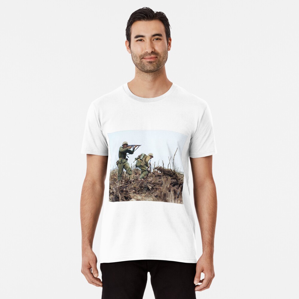 "Marine attack Wana Ridge on Okinawa" Poster for Sale by Richard White ...