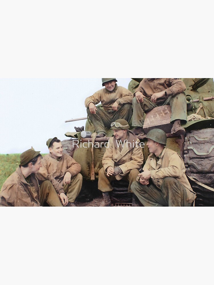 "US Army Tank crew with Ernie Pyle" Coffee Mug for Sale by Richard ...