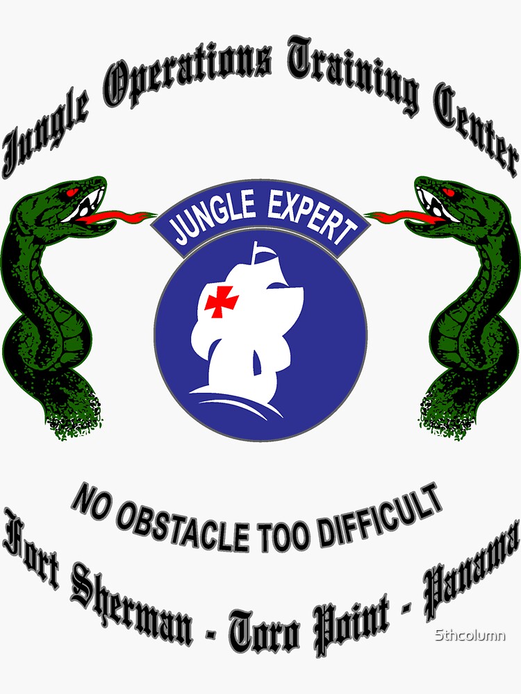 "Jungle Operations Training Center" Sticker for Sale by 5thcolumn ...