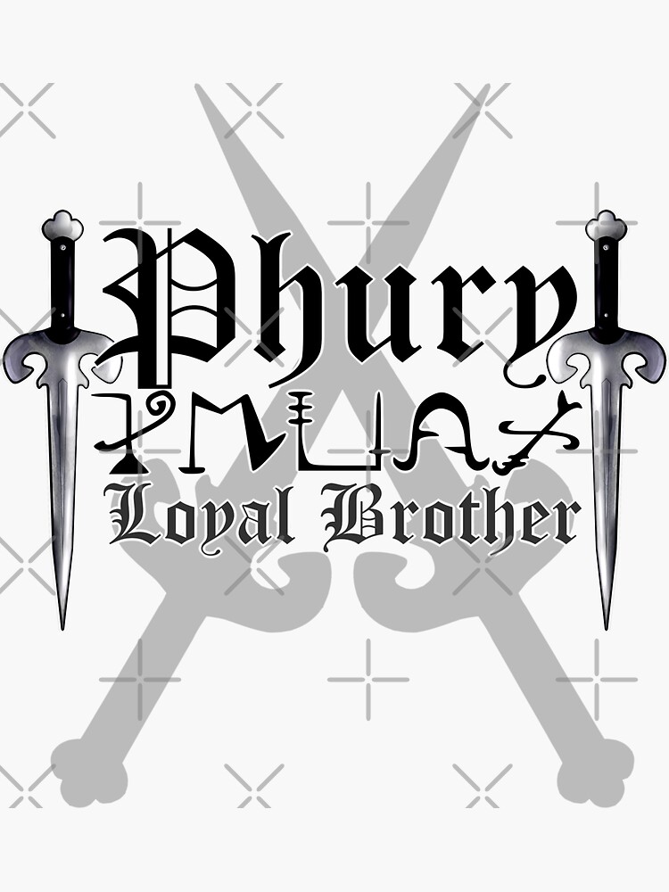 "Phury - [ the Black Dagger Brotherhood ]" Sticker for Sale by 8Bit ...