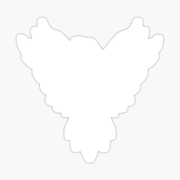 "WHITE PHOENIX....." Sticker for Sale by Kricket-Kountry | Redbubble