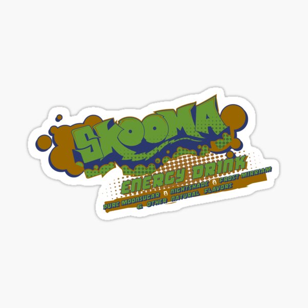 "Drink Skooma!" Sticker for Sale by MastoDonald | Redbubble