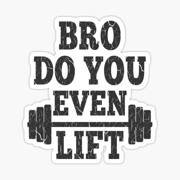 Bro Science Stickers | Redbubble