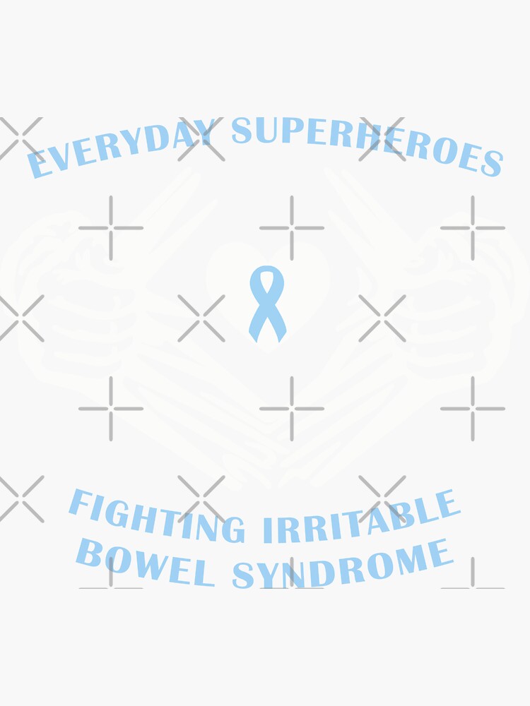 "IBS Heroes" Sticker by purrfectpixx | Redbubble