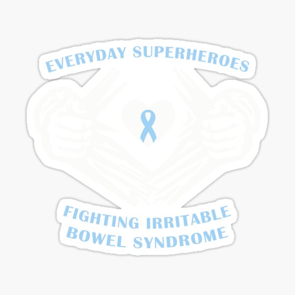 "IBS Heroes" Sticker by purrfectpixx | Redbubble