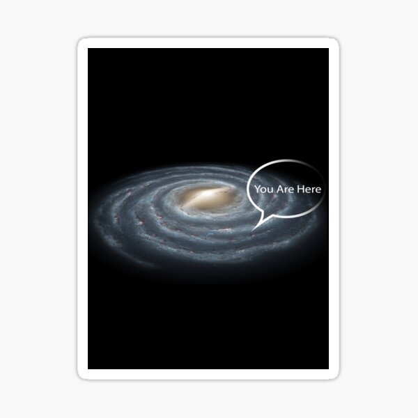 "You Are Here" Sticker for Sale by AmayaxSin | Redbubble