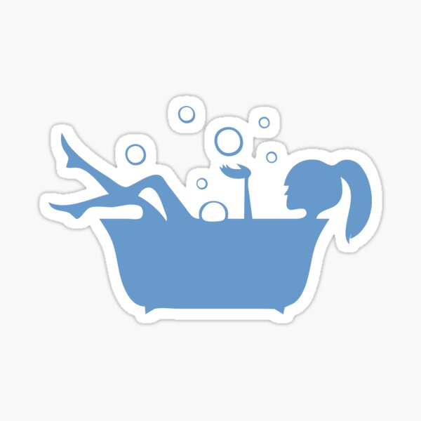"Bubble bath" Sticker for Sale by MegaLawlz | Redbubble