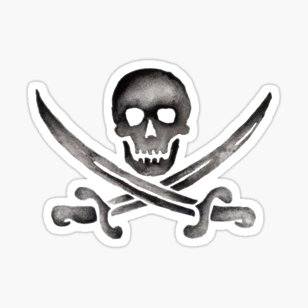 "Jolly Roger" Sticker for Sale by shannonfaber | Redbubble
