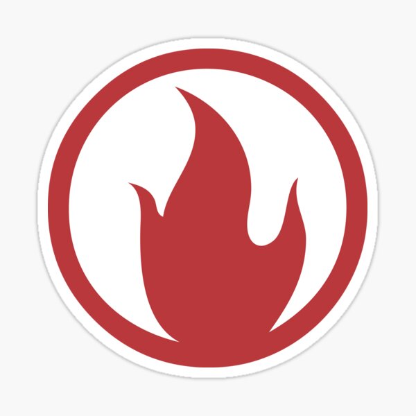 "TF2 Pyro Shirt Team Spirit Red Filled" Sticker for Sale by Indivicivet ...