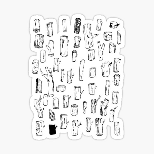Logs Stickers | Redbubble