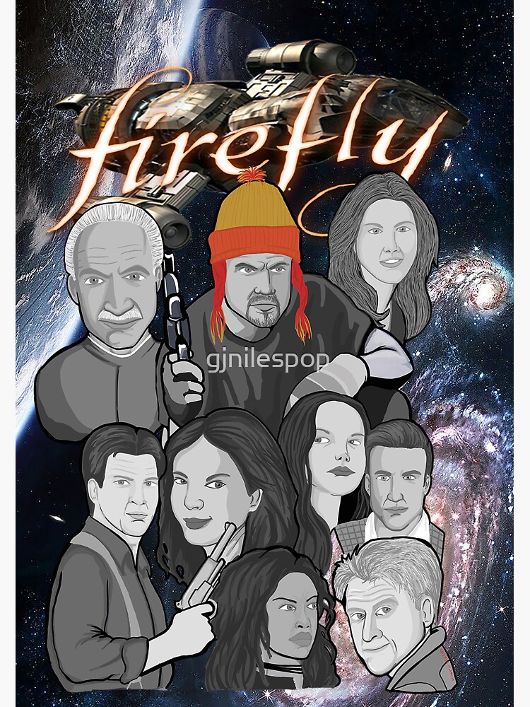 "Firefly crew collage" Sticker by gjnilespop | Redbubble