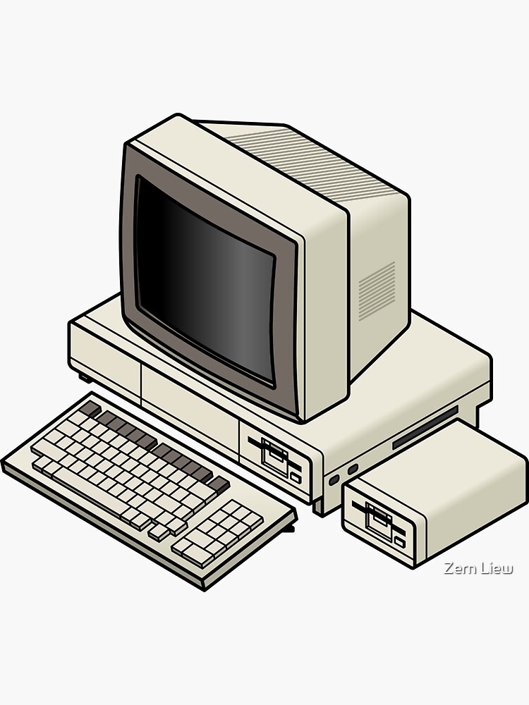 "Amiga 1000" Sticker for Sale by zern | Redbubble