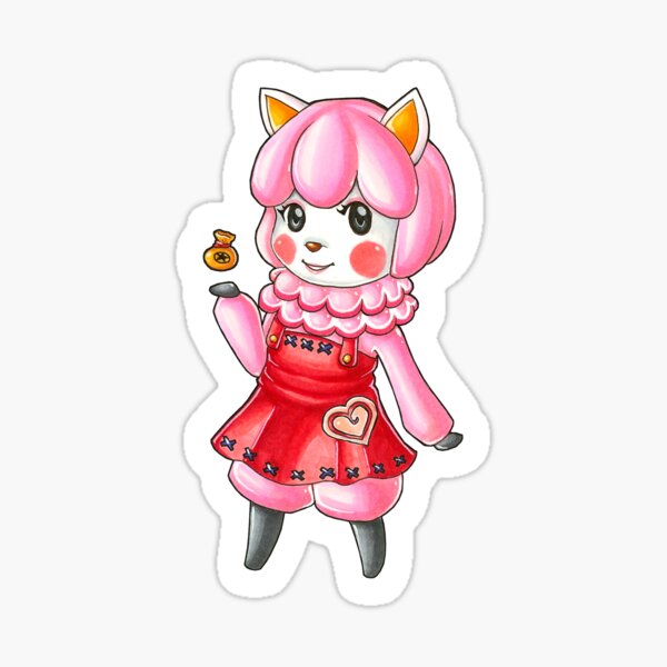 "ACNL: Reese Sticker" Sticker for Sale by rabbitflesh | Redbubble