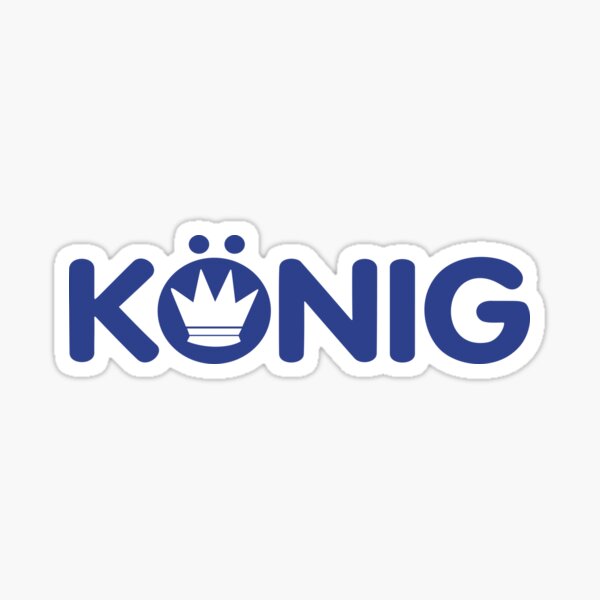 "Konig" Sticker for Sale by Havesion | Redbubble