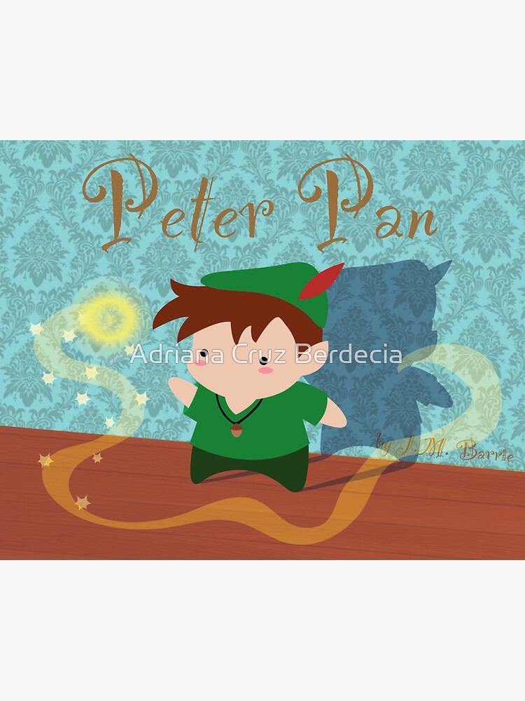 "Cute Peter Pan" Sticker by Acberdec | Redbubble