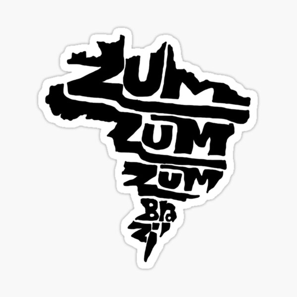 "ZZZum Brazil logo" Sticker for Sale by GingaHelen | Redbubble