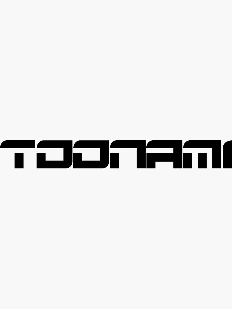 "Toonami 13-14 (Black)" Sticker for Sale by 4xUlt | Redbubble