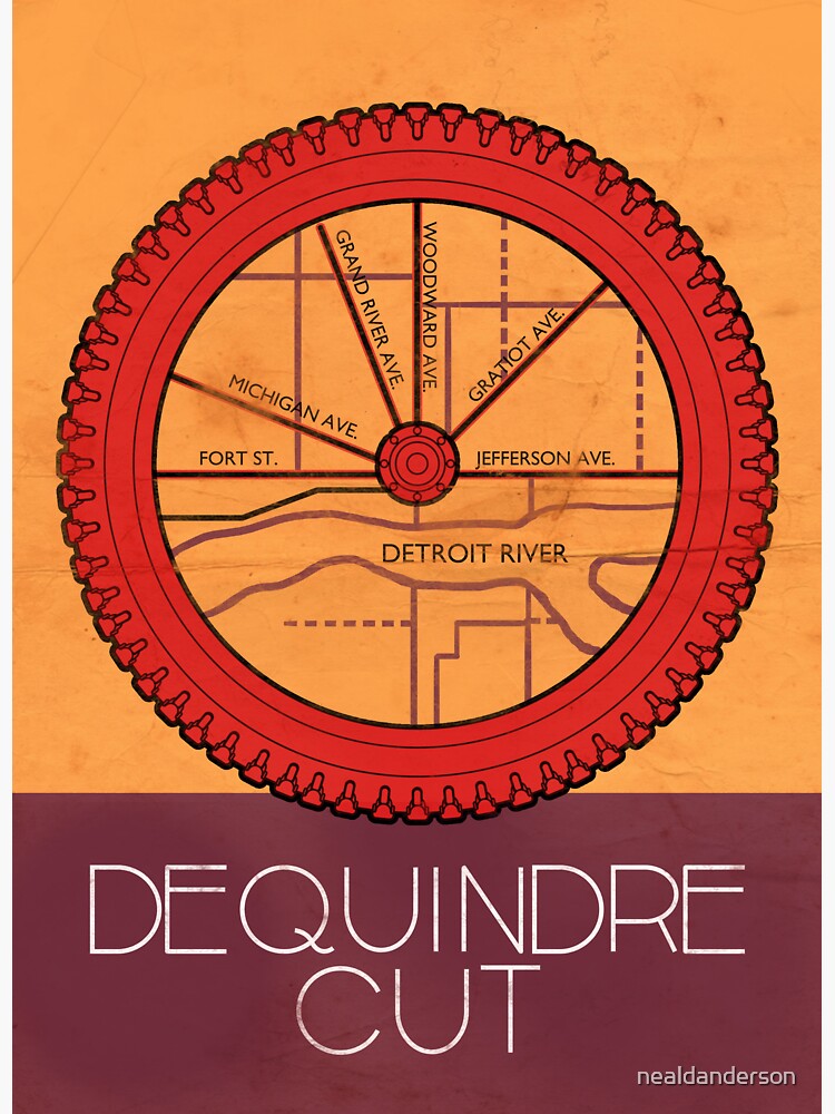"Dequindre Cut" Sticker by nealdanderson | Redbubble