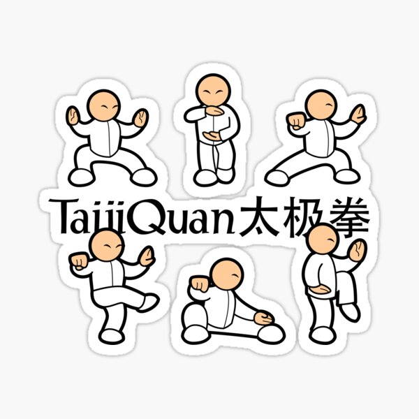 "MiniFu: TaijiQuan" Sticker for Sale by Cedarseed | Redbubble