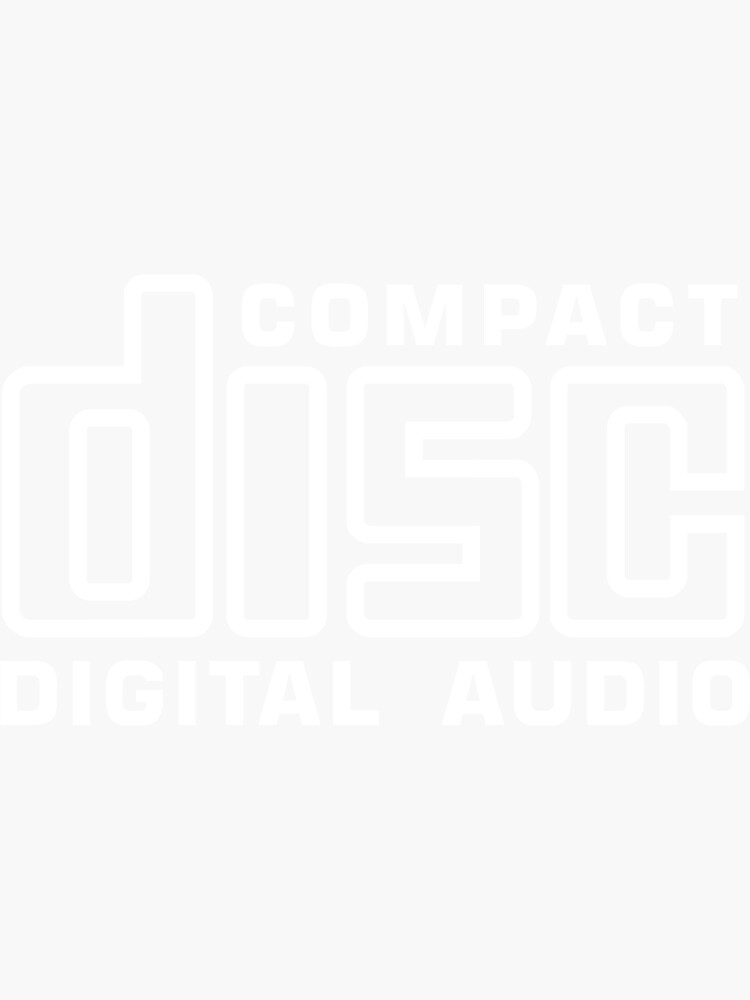 "Compact Disc" Sticker for Sale by SmellOfTimber | Redbubble