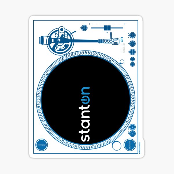"Official Stanton STR8-150 Turntable" Sticker for Sale by HOTDJGEAR ...