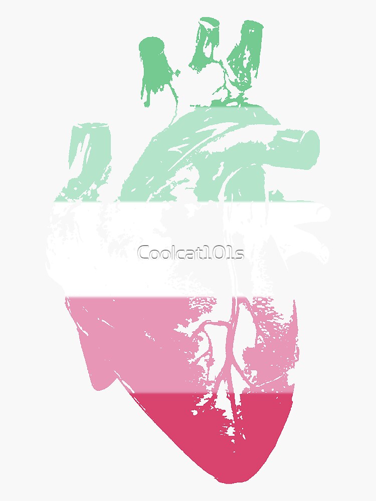 "Abroromantic/Abrosexual Pride Heart" Sticker by Coolcat101s | Redbubble