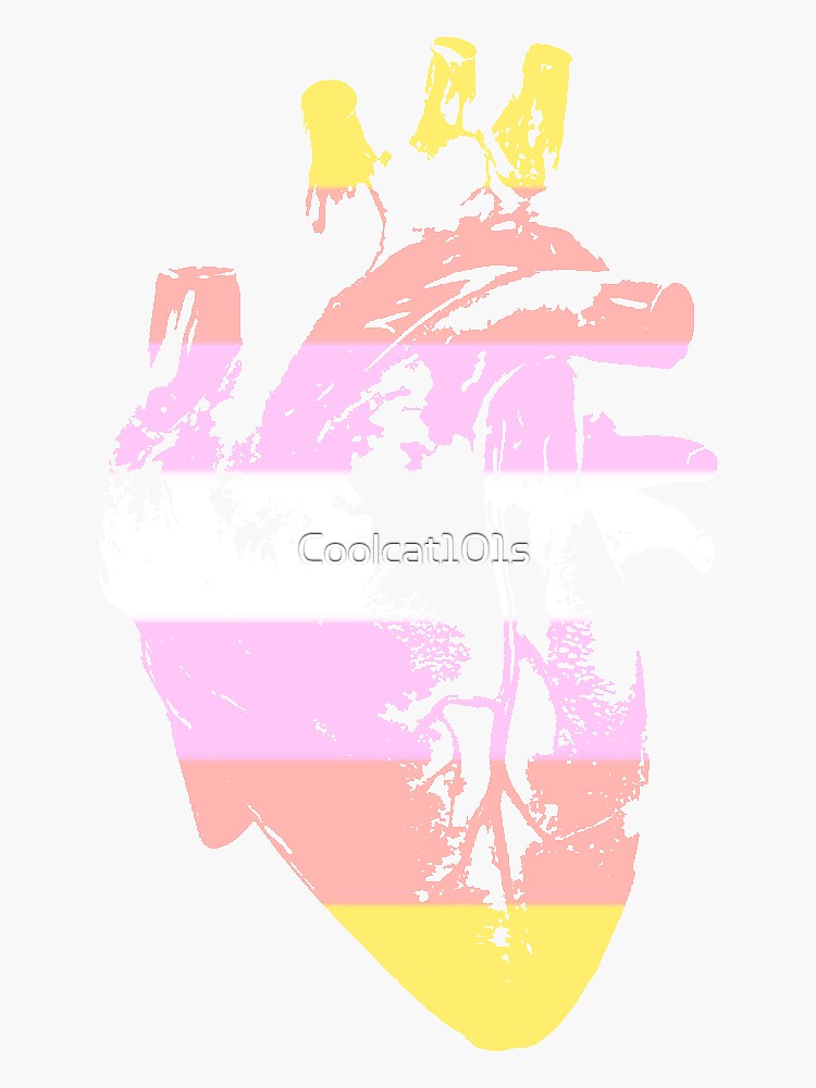 "Pangender Pride Heart" Sticker for Sale by Coolcat101s | Redbubble