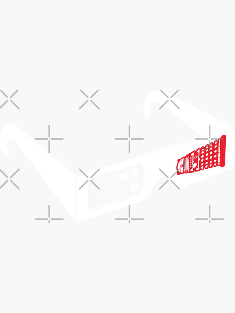 "3DW" Sticker for Sale by D4N13L | Redbubble