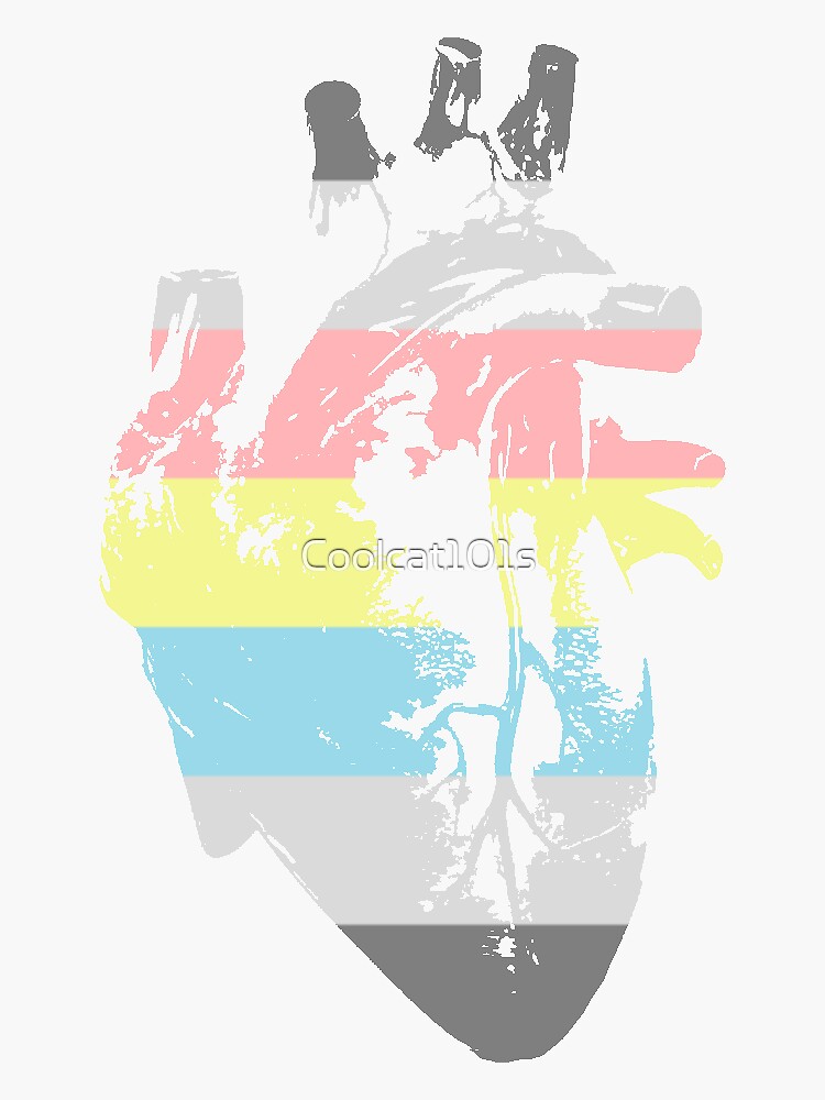 "Demiflux Pride Heart" Sticker for Sale by Coolcat101s | Redbubble