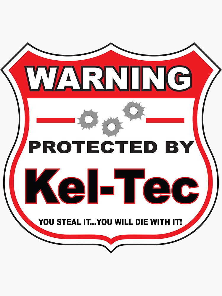 "Kel-Tec Protected by Kel-Tec Shield" Sticker for Sale by gungifts ...